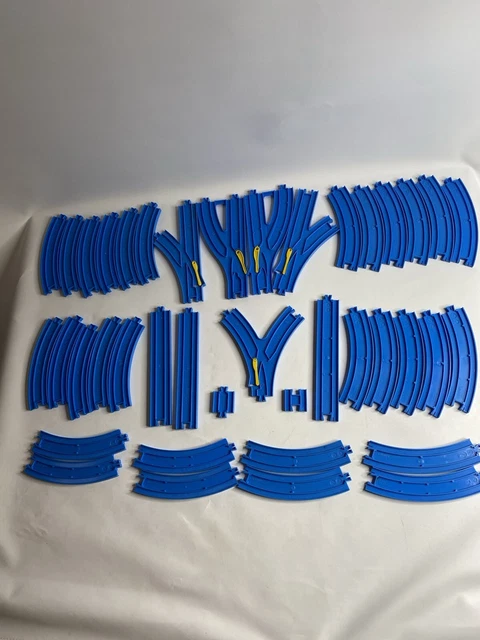 TOMY TRACKMASTER Thomas & Friends Blue Track Bundle x40 £13.99 ...