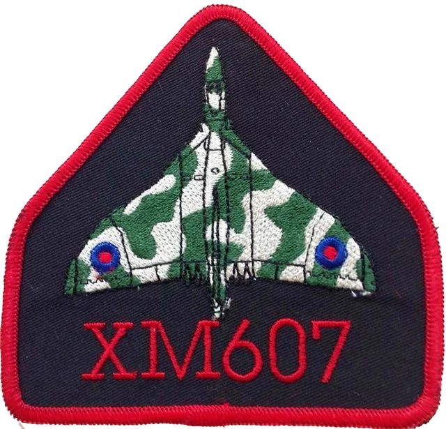 HAWKER SIDDELEY VULCAN XM607 Op Black Buck RAF Embroidered Patch - LAST ...