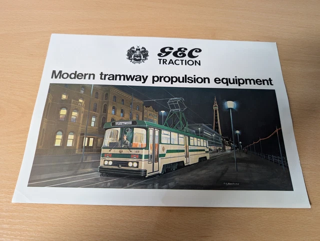 GEC TRACTION MODERN Tramway Propulsion Equipment Specifications Flyer ...