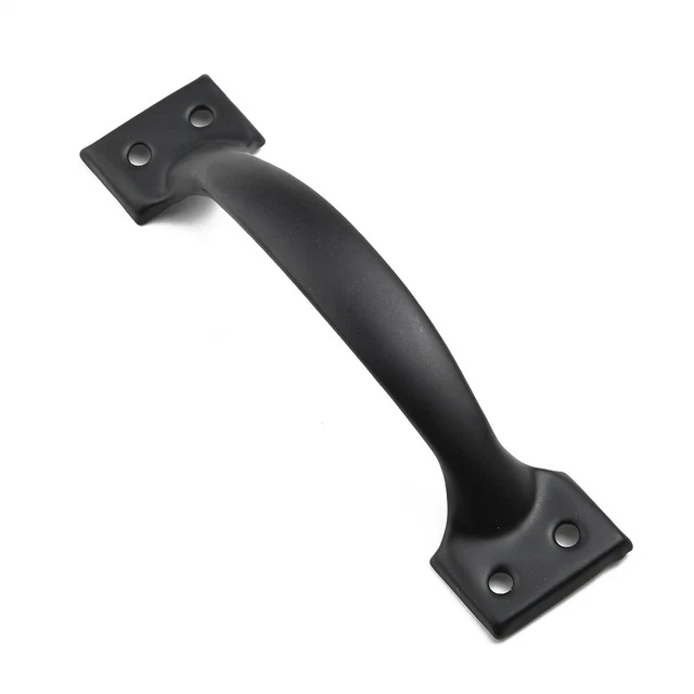 POIGN E DE TRACTION vintage en fer noir pour armoire avec vis de ...