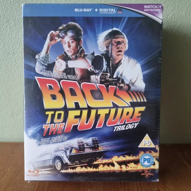 BACK TO THE Future Trilogy Blu-Ray + Digital Ultra Violet Box Set Brand ...