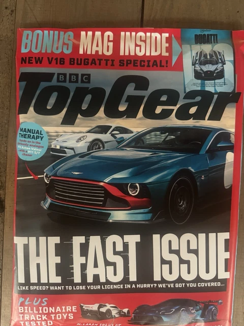 BBC TOP GEAR magazine August 2024 The Fast Issue! New V16 Bugatti ...