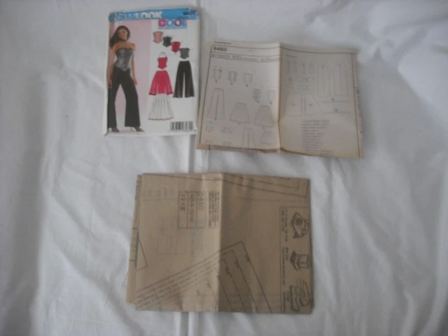 NEW UNCUT NEW look girls teen sewing pattern 6480 3-14 years outfit set ...
