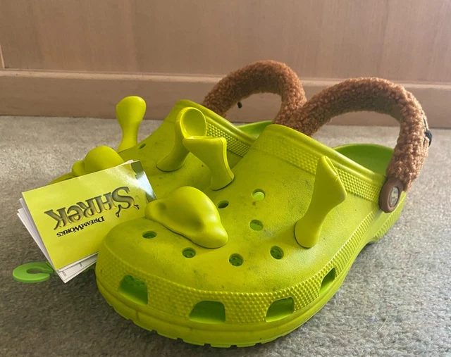 CROCS - DREAMWORKS Shrek Clog 'Shrocs' - Men's Size 11-12/Womens Size ...