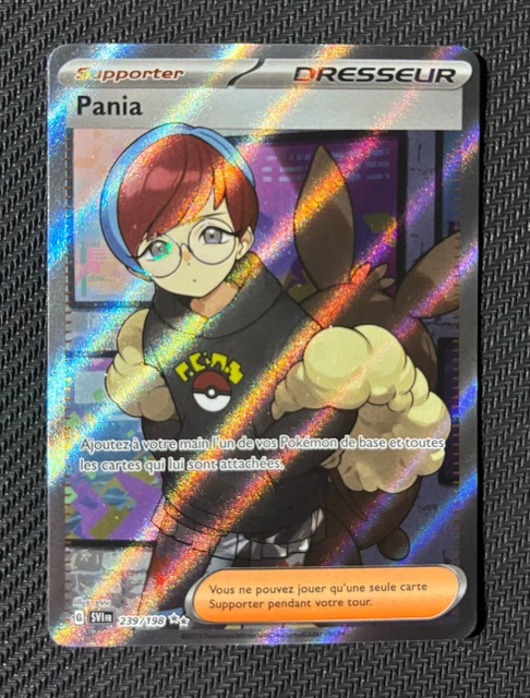 CARTE POKÉMON PANIA 239/198 Dresseur Full Art - EV01 Écarlate et Violet ...