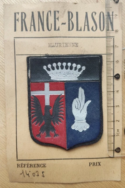 FRANCE-BLASON INSIGNE Badge Ecusson - Stock Ancien - Armoiries MAURIENNE EUR 6,50 - PicClick FR