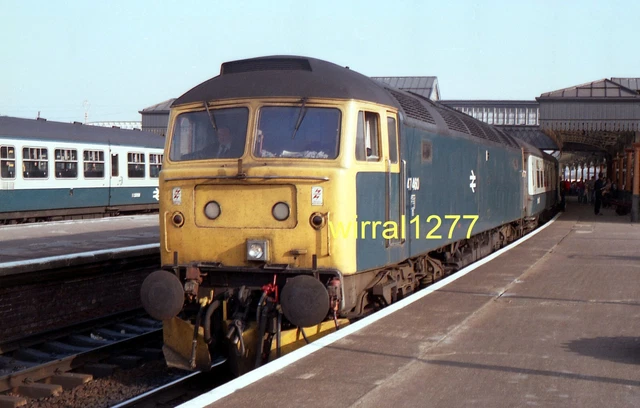 6X4 COLOUR RAILWAY photograph Class 47 47460 at Stirling £1.80 ...
