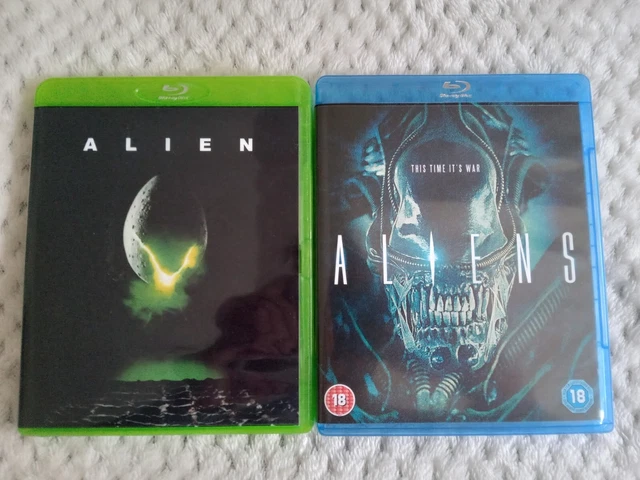 BLU RAY BUNDLE Alien & Aliens - Green Case original poster artwork £19. ...