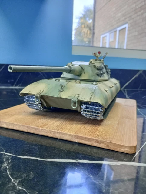 1/35 GERMAN E100 Model Tank Kit Built And Painted £83.90 - PicClick UK