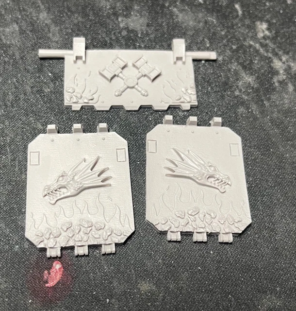 FORGE WORLD SALAMANDERS LAND RAIDER DOORS EMBLEMS SYMBOLS WARHAMMER 40k ...