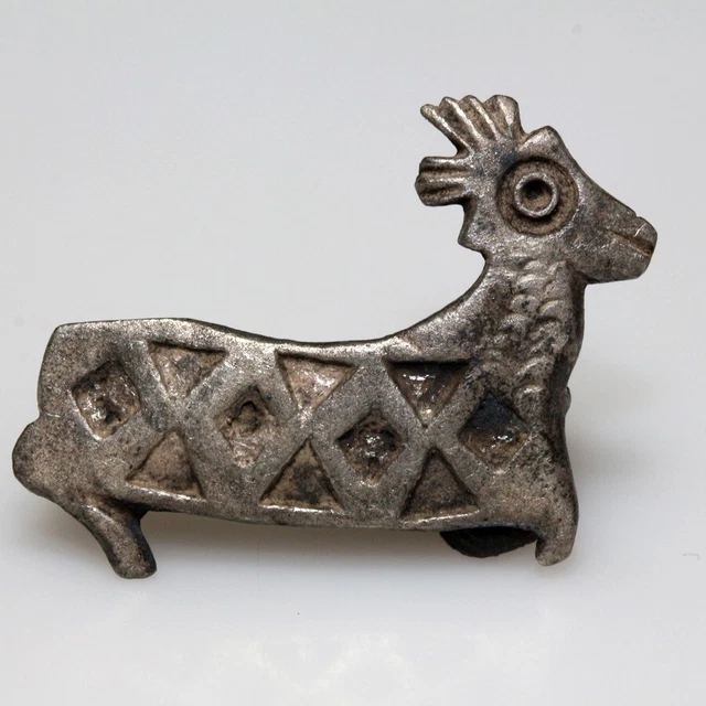 ANCIENT ROMAN ZOOMORPHIC-SILVER fibula brooch circa 300 A.D £16.00 ...