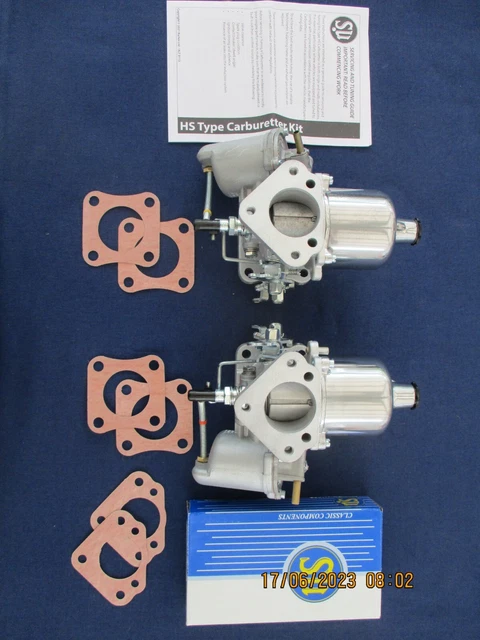 TRIUMPH TR3 TR3A Tr4 Tr4A Hs6 Su Twin Carb Conversion Carburettors EUR ...