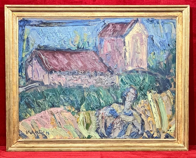 RICHARD MANDIN (1909-2002) Huile sur panneau signée EUR 550,00 ...