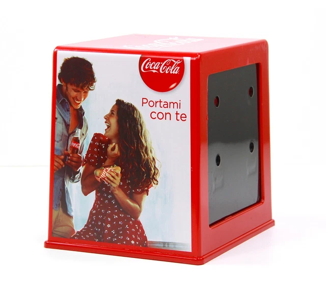 COCA COLA ORIGINAL Napkin Holder Promotional Metal Box Napkin Serviette ...