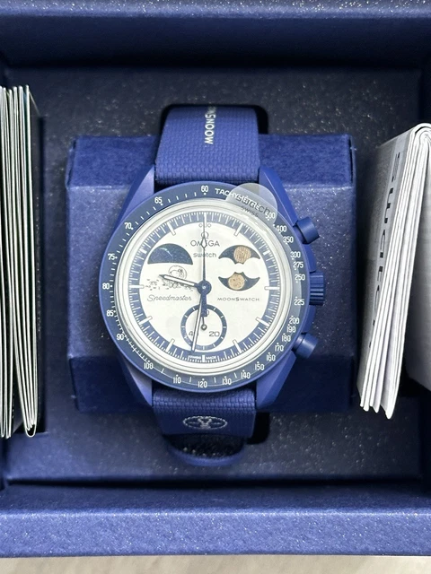 SWATCH X OMEGA MOONSWATCH MISSION TO EARTHPHASE MOONSHINE GOLD - Snoopy Popcorn £791.38 ...