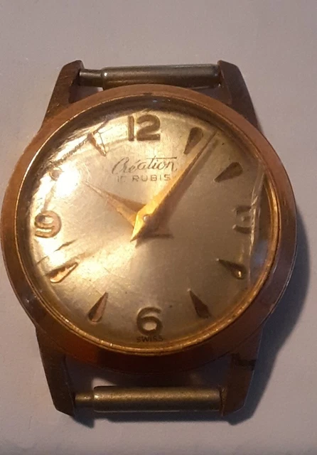 OROLOGIO DA DONNA CRÈATION 17 RUBIS meccanico Anni '40 / '50 DA RISTRUTTURARE EUR 5,00 - PicClick DE