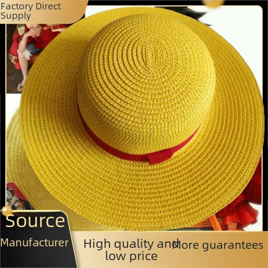 PLAYFUL ANIME-INSPIRED STRAW hat -piece summer sunshade dress £7.37 ...