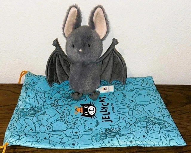 JELLYCAT BROOX BAT Genuine Halloween 2025 Collection New with tag ...