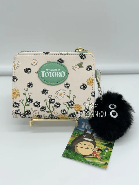 STUDIO GHIBLI MY Neighbor Totoro Soot Sprites Flower Mini Wallet EUR 24 ...
