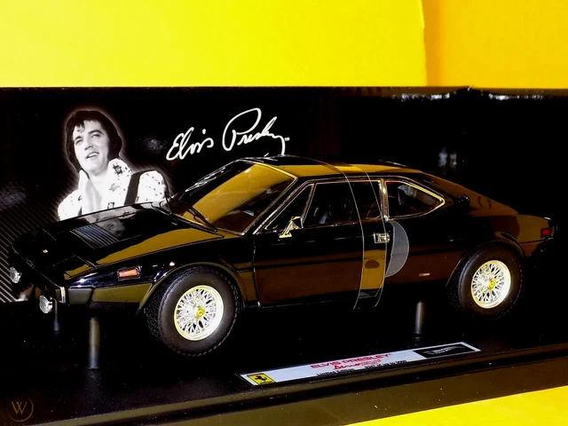 FERRARI DINO 308 Gt4 Owned By Elvis Presley Black Elite V7425 1/18 EUR ...