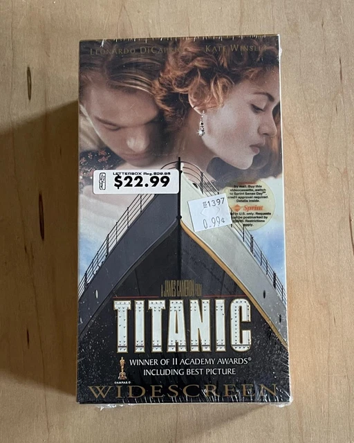 TITANIC (1997) SEALED VHS Widescreen 2-Tape Set Collector's Edition ...