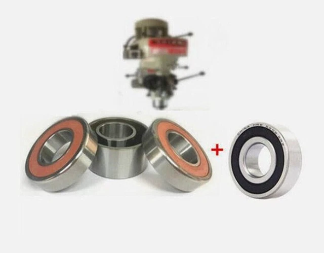 1SET MILLING MACHINE Part R8 Spindle Bearings 7207D+6206 CNC Mill £57. ...