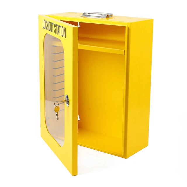 LOCKOUT TAGOUT STATION (450mm X 360mm X 155mm) Heavy Duty Loto Box ...