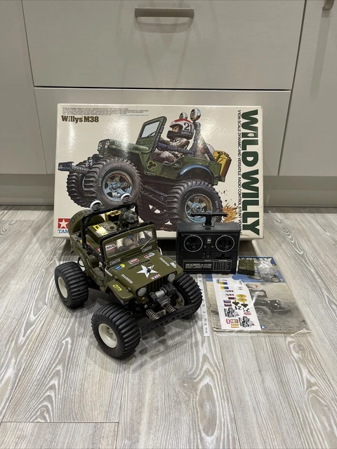 VINTAGE TAMIYA WILD Willy M38 LWB 1/10 Rc Car Project- BOXED- 58035 £ ...