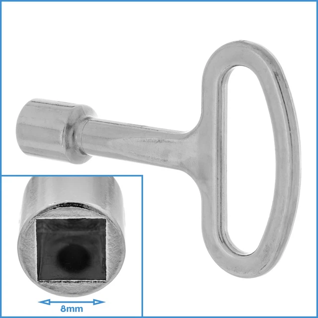 8MM SQUARE SPANNER Lock Key Enclosure Utility Access Panel Cabinet ...
