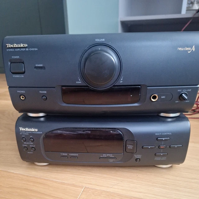 TECHNICS SE-CH515A STEREO Amplifier & ST-CH505 Tuner Sound Processor £ ...