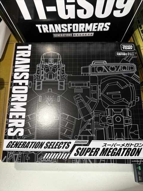 TRANSFORMERS TAKARA TOMY Generation Selects Super Megatron Packaging ...