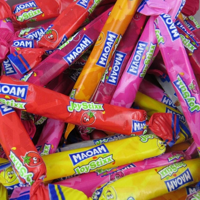 HARIBO MAOAM JOYSTIXX Cola and Fruit Chews Retro Chewy Sweets Party ...