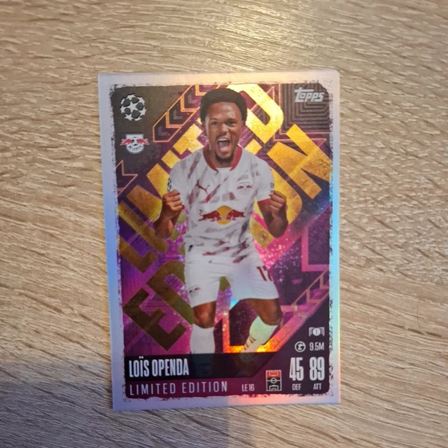 TOPPS MATCH ATTAX 2024/25 Lois Openda Limited Edition Card #LE16 £2.00 ...