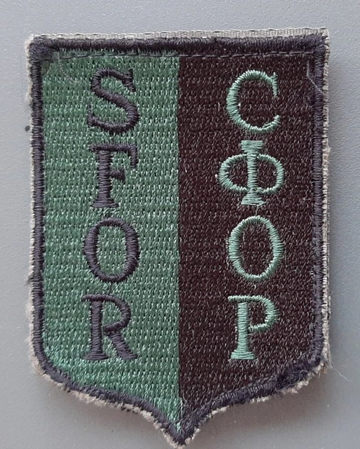 INSIGNE TISSU PATCH SFOR OPEX Bosnie 1995 LEGION ETRANGERE ORIGINAL ...