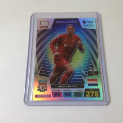 PANINI PREMIER LEAGUE 2022/23 Adrenalyn Xl Excellence Card Van Dijk ...