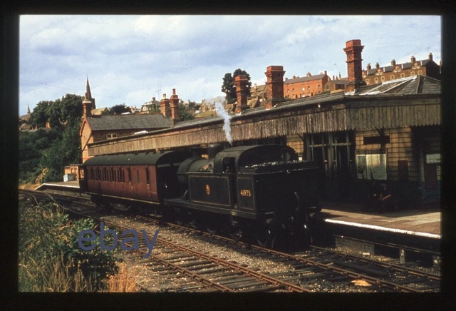 35MM SLIDE - ex LMS 3P 41975 at Uppingham station - July 1959. £1.89 ...