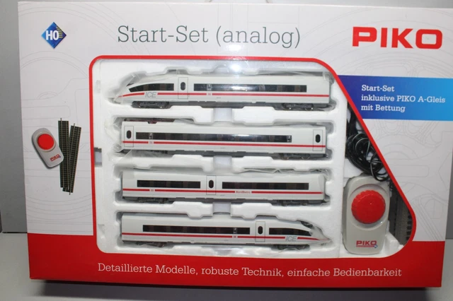 PIKO 57196 ICE Start- Set DB AG mit Gleis und Trafo Spur H0 OVP EUR 139 ...