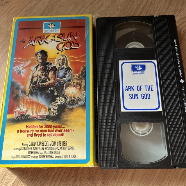 THE ARK OF the Sun God VHS David Warbeck John Steiner Susie Sudlow ...