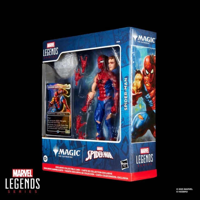 MARVEL LEGENDS SERIES Magic: The Gathering Battle-Damaged Spider-Man ...