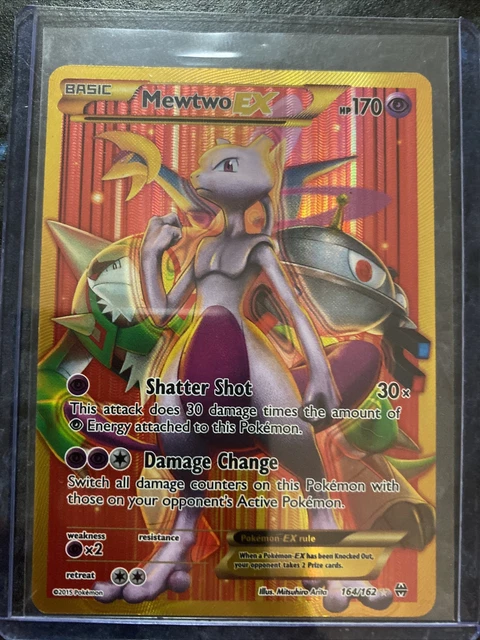 MEWTWO EX - Pokemon Breakthrough Secret Rare Full Art 164/162 NM EUR 50 ...