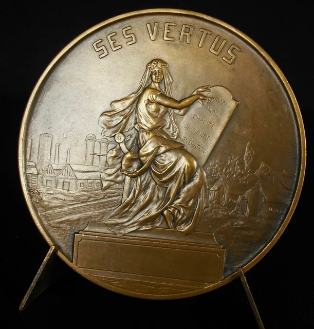 MEDAL LIST OF Vertus de La Womens Ladies Drop the War! Allouard 1918 ...