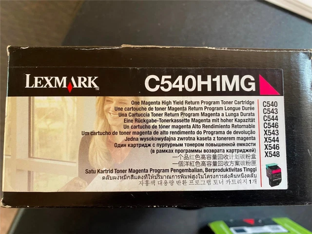 LEXMARK C544X1MG MAGENTA Toner Cartridge - C544, X544, C546, X546, X548 .. $15.00 - PicClick AU