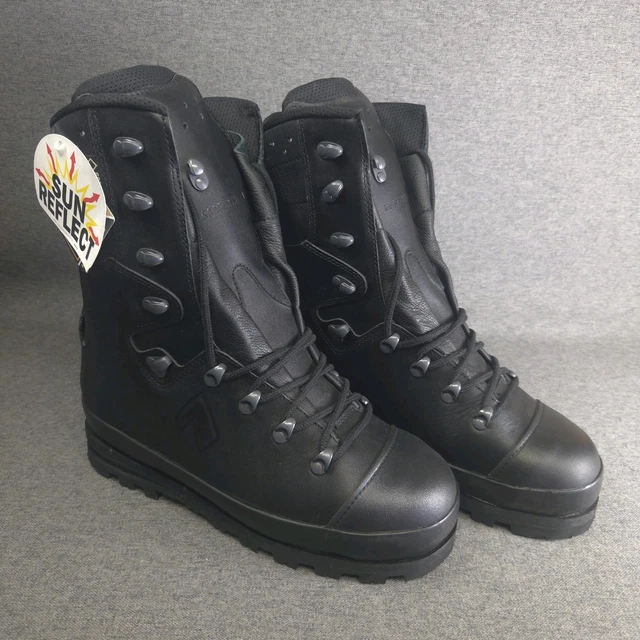 HAIX TIBET FOREST Goretex Black German Army Combat Boots, Uk7 Eu41, Us ...