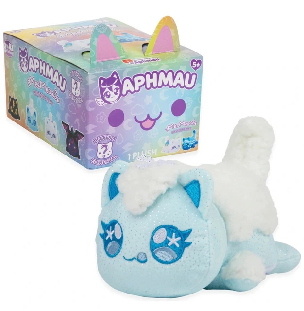 APHMAU MEEMEOWS LIMITED Edition Elemental Ice Cat Plush 6" New In Box £ ...