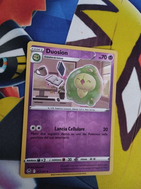 Pokemon Duosion Silver Tempest Tempesta Argentata 77195 Reverse Eur 100 Picclick Fr