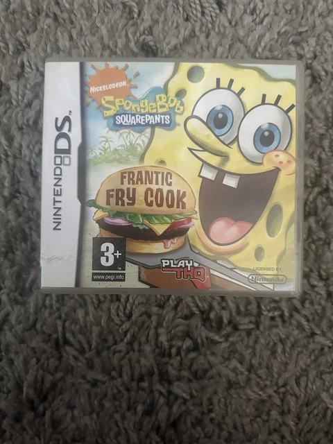 NINTENDO DS SPONGEBOB SquarePants: Frantic Fry Cook Complete with ...