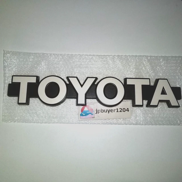 EMBLÈME CALANDRE AVANT authentique Toyota Land Cruiser FJ60 1981-1987 OEM 75316-90A00 EUR 89,23 ...