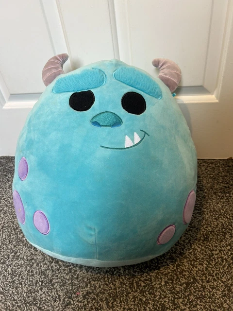 DISNEY MONSTERS INC. Sulley Giant Squishmallow 15" Sully Monster Plush ...