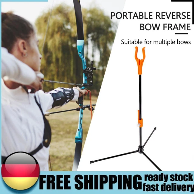 BOGENSCHIESSEN-BOGENSTÄNDER, RECURVE-BOGENHALTER, ABNEHMBARER Ständer, Montageauf EUR 12,73 ...