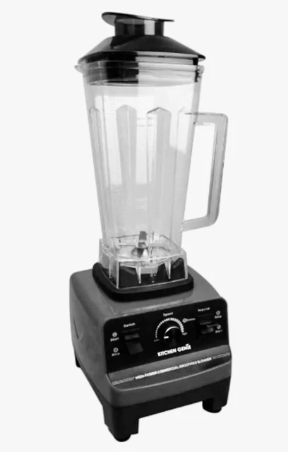 KITCHENGENIE HIGH PERFORMANCE Commercial 2L Table Blender 1500W BLACK ...